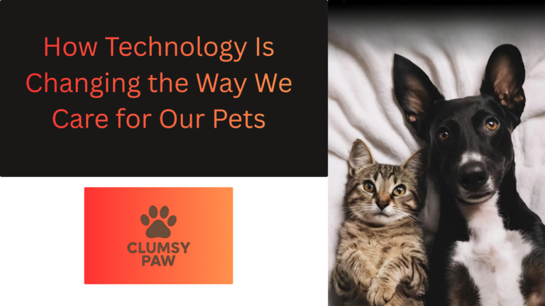 How Technology Is Changing the Way We Care for Our Pets - Clumsy Paw ...